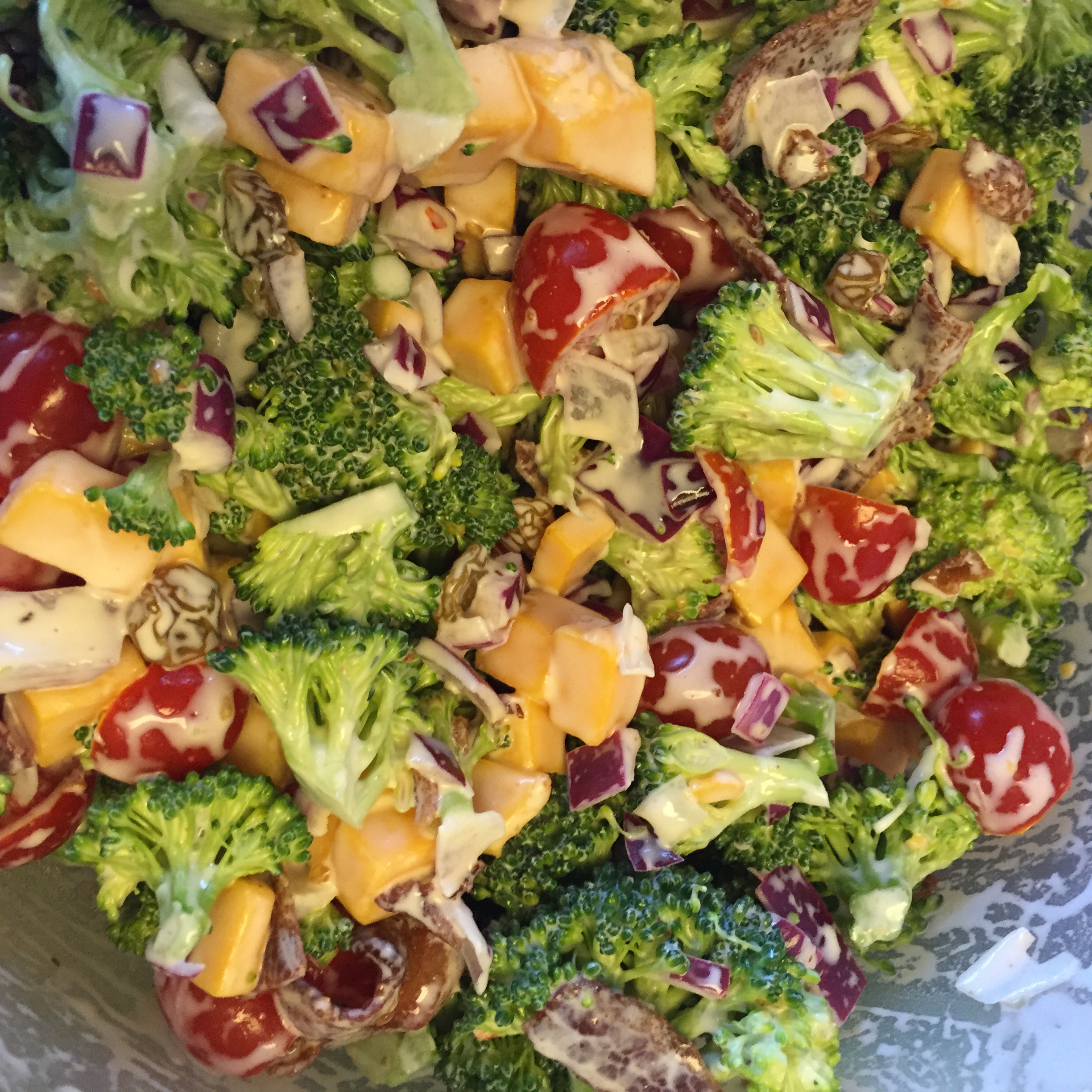 Broccoli salad aka broccoli crack and happy birthday to my mama ...